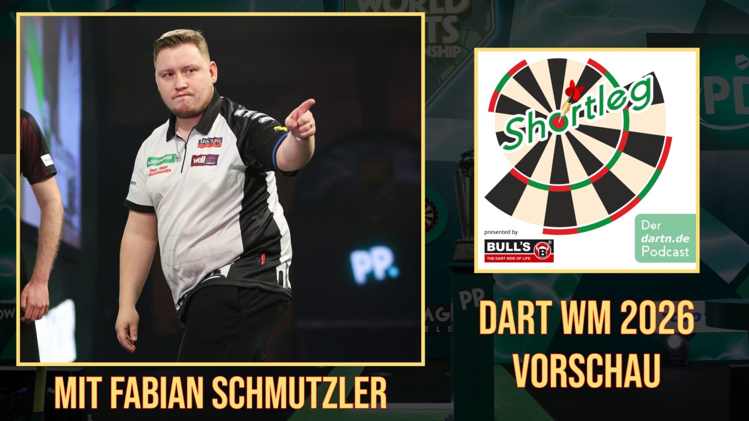 Shortleg - PDC-WM 2026 Vorschau mit Fabian Schmutzler - dartn.de